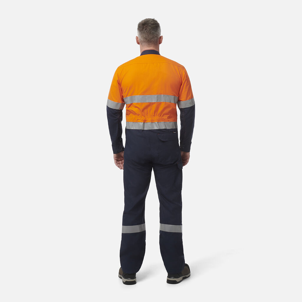 ShieldTec FR Hi Vis Two Tone Coverall With FR Tape